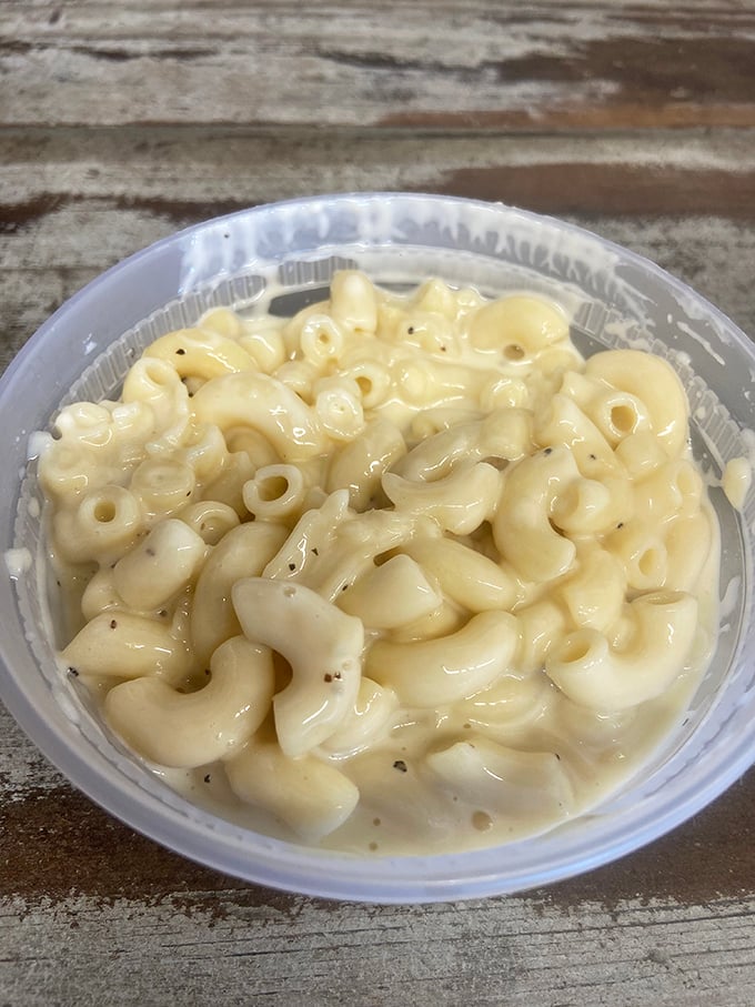 Macaroni that doesn't apologize for being exactly what it is – creamy, comforting, and ready to play the perfect supporting role to smoked meat.