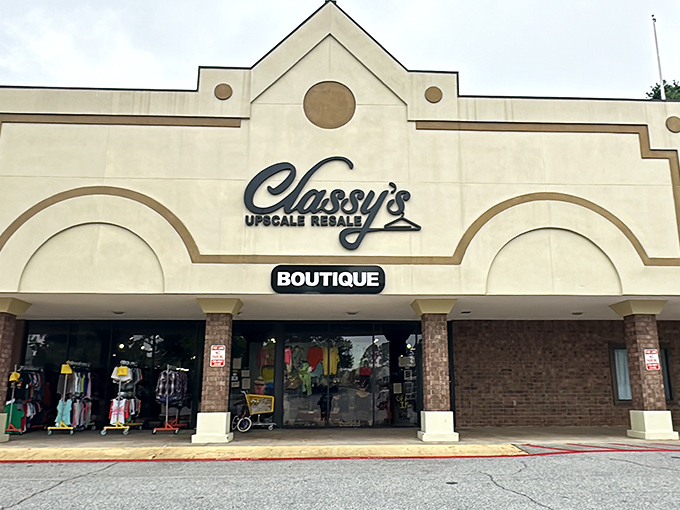 Classy's lives up to its name with boutique styling and carefully curated merchandise. Thrifting with an upscale twist.
