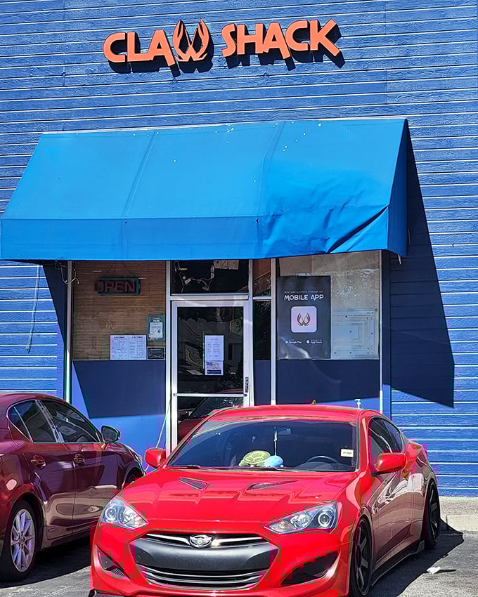 That brilliant blue building with "CLAW SHACK" in orange? It's San Jose's answer to the question: "Where's the good stuff?"