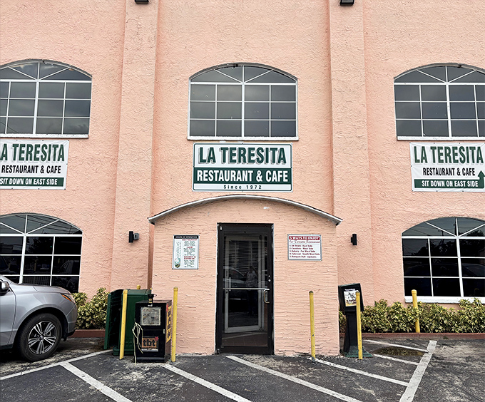 La Teresita's pink façade might not win architectural awards, but the food inside has earned countless loyal fans.