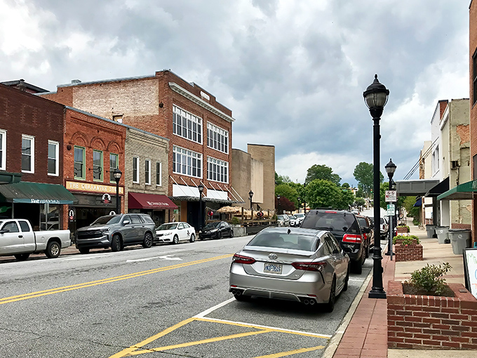 Lenoir's charming downtown invites window shopping and friendly chats without emptying your wallet.