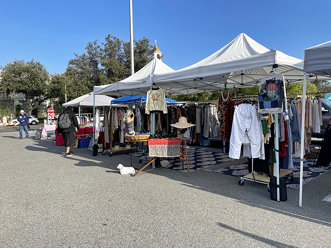 Pasadena City College transforms into a bargain hunter's classroom once a month. The lesson? Vintage shopping 101!