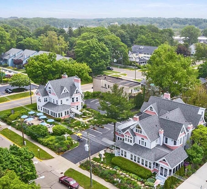Quaint charm and summer blooms—South Haven’s historic homes radiate warmth and welcome in this peaceful lakeside town.