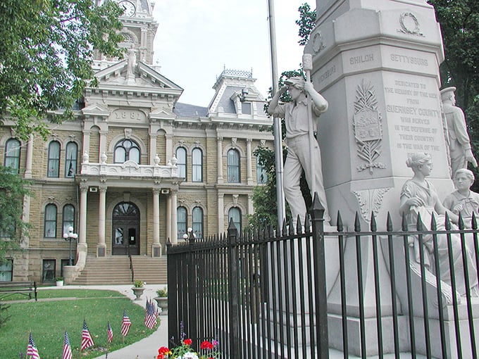 Cambridge's historic courthouse could easily be mistaken for a European landmark—minus the crowds and price tag.