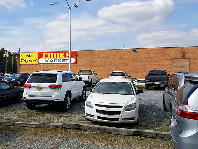 Cook's Flea Market's brick facade and bold signage have welcomed generations of bargain hunters to this Winston-Salem institution.