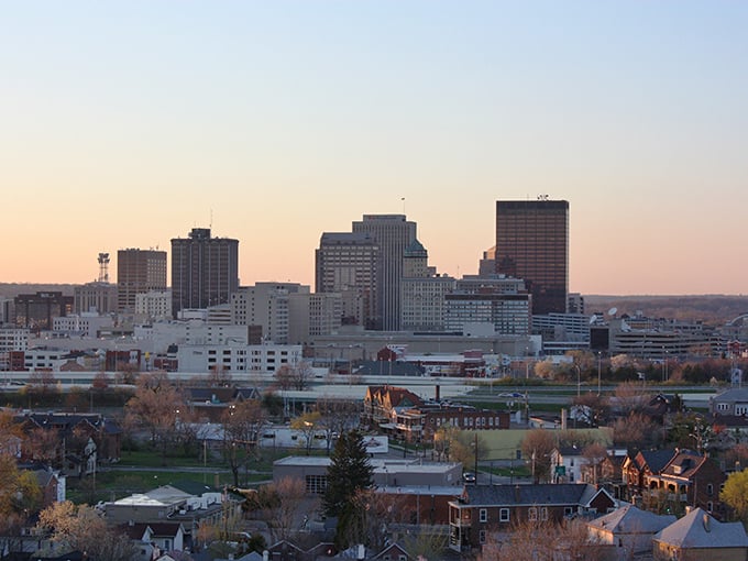 The sun sets on Dayton's skyline but not on your retirement dreams—affordable living makes this city a hidden gem.