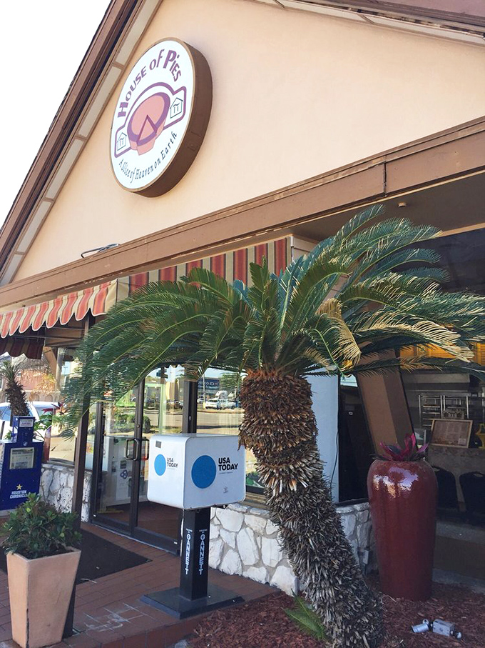 Palm trees and pie—a combination that works surprisingly well at Houston's beloved House of Pies. Their 24-hour dessert service is life-saving.