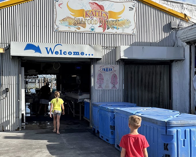 The market's industrial charm means one thing: they're focused on what matters – incredibly fresh seafood, not fancy decorations.