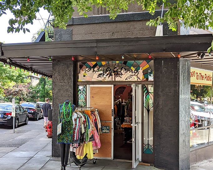Portland's Magpie stands ready for fashion explorers, with racks of vintage clothing spilling onto the sidewalk on sunny days.