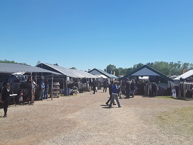 Summer sunshine and treasure hunting—Reits brings vintage finds and handmade goods together in a lively, open-air market.
