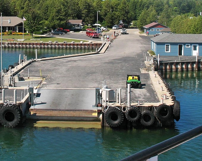 The ferry landing at Washington Island – your first step into a world where time moves to the rhythm of waves.