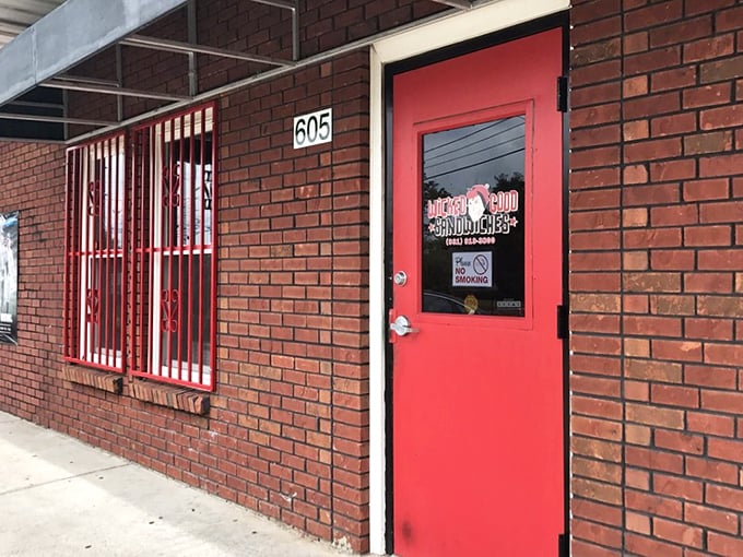 Don't let the simple storefront fool you—inside this modest building, sandwich artists are creating masterpieces that belong in the Louvre of Lunch.