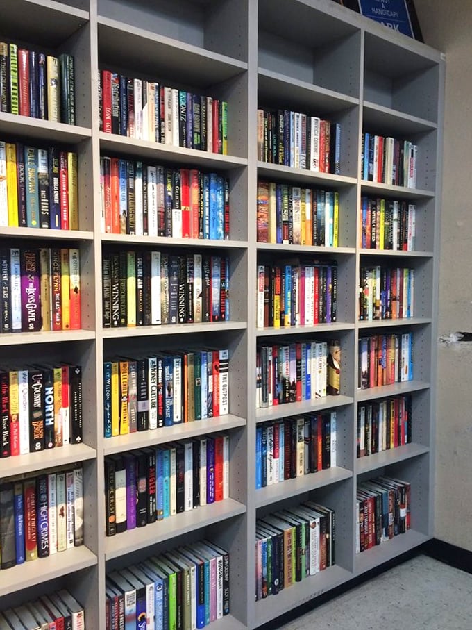 A bibliophile's dream where paperbacks cost less than a cup of coffee and forgotten bestsellers wait for their second reading.