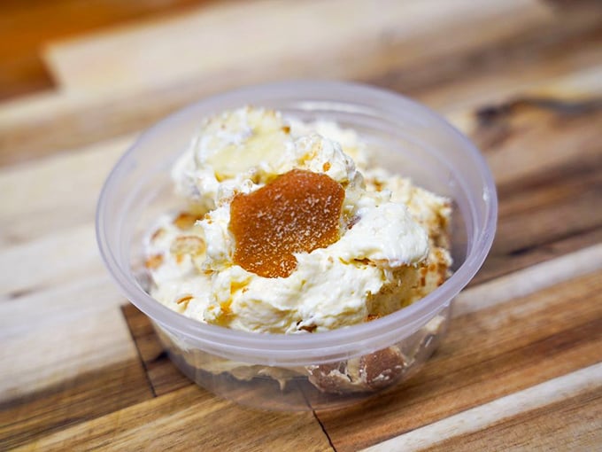 Banana pudding that makes you question why you've wasted time on lesser desserts. The kind of sweet finale that demands a standing ovation.
