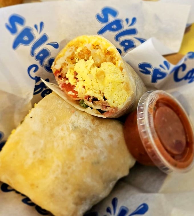 Breakfast burritos that solve the eternal morning dilemma: sweet or savory? With eggs, cheese, and a hint of coastal flair, it's California sunrise wrapped in a tortilla.