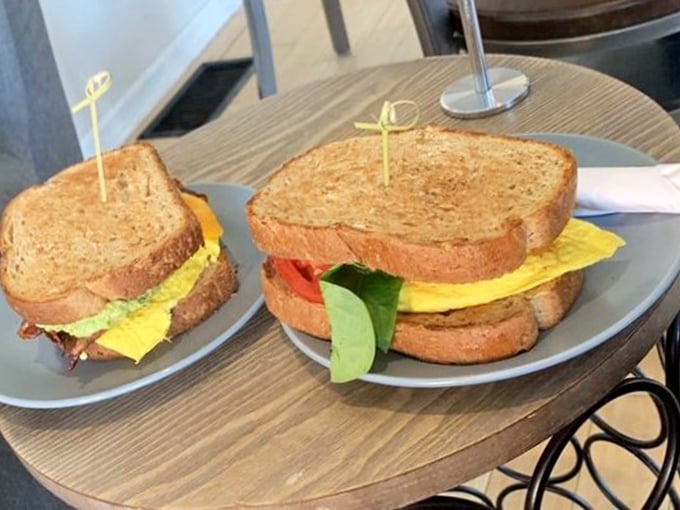 Breakfast sandwiches that understand the importance of proper egg-to-bread ratio. These handheld morning marvels prove that simplicity, when done right, is anything but boring.