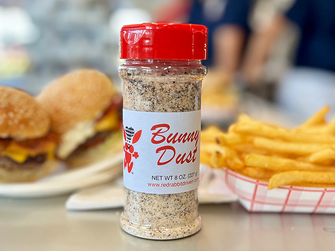 Bunny Dust: the secret weapon in Red Rabbit's culinary arsenal. Sprinkle it on anything—suddenly, everything tastes like childhood memories.