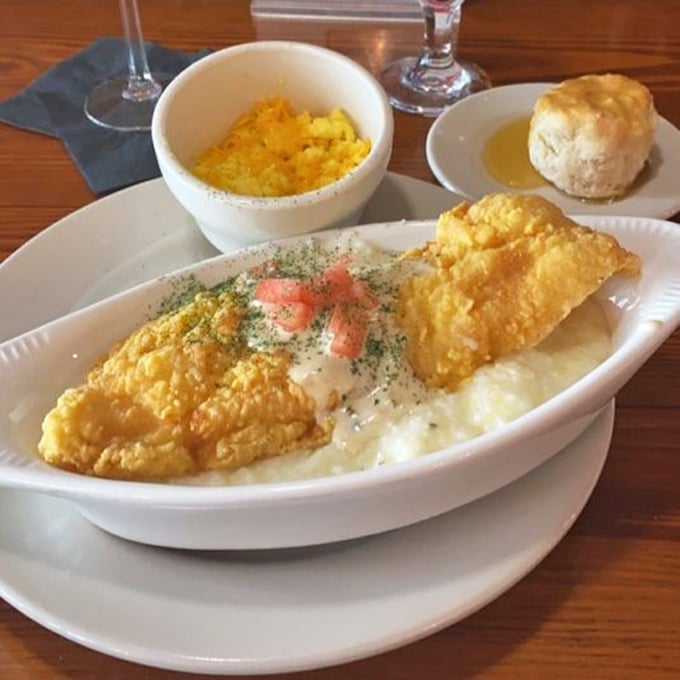 Fish and grits—a Southern classic elevated. That golden catfish perched atop creamy grits is the aquatic equivalent of hitting the culinary lottery.