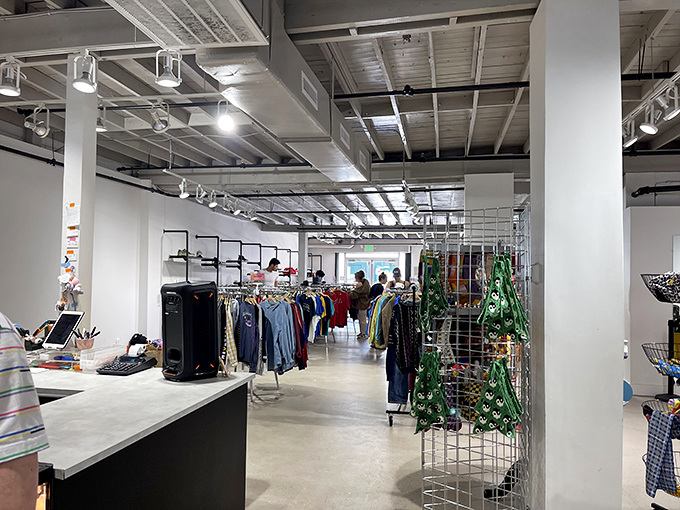 Clean, bright, and organized—this isn't your grandmother's cluttered thrift store, but a modern boutique experience with vintage soul. 