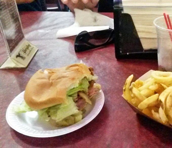 Even the supporting cast deserves applause—a simple sandwich elevated by fresh ingredients and decades of know-how. No culinary school required, just delicious tradition.