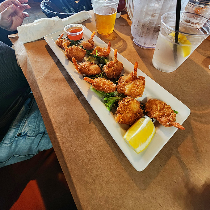 These coconut shrimp are the supermodels of appetizers—gorgeously golden, perfectly posed, and impossible to resist.