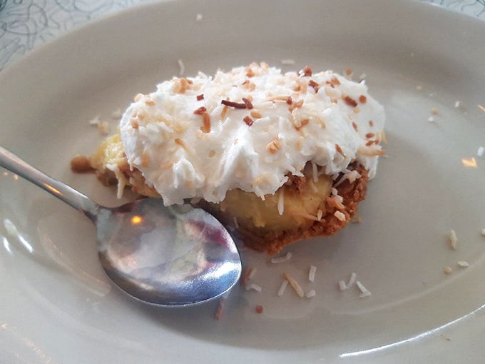 Coconut cream pie that doesn't just satisfy your sweet tooth—it throws a tiny tropical celebration on your taste buds. That toasted coconut topping is pure genius. 