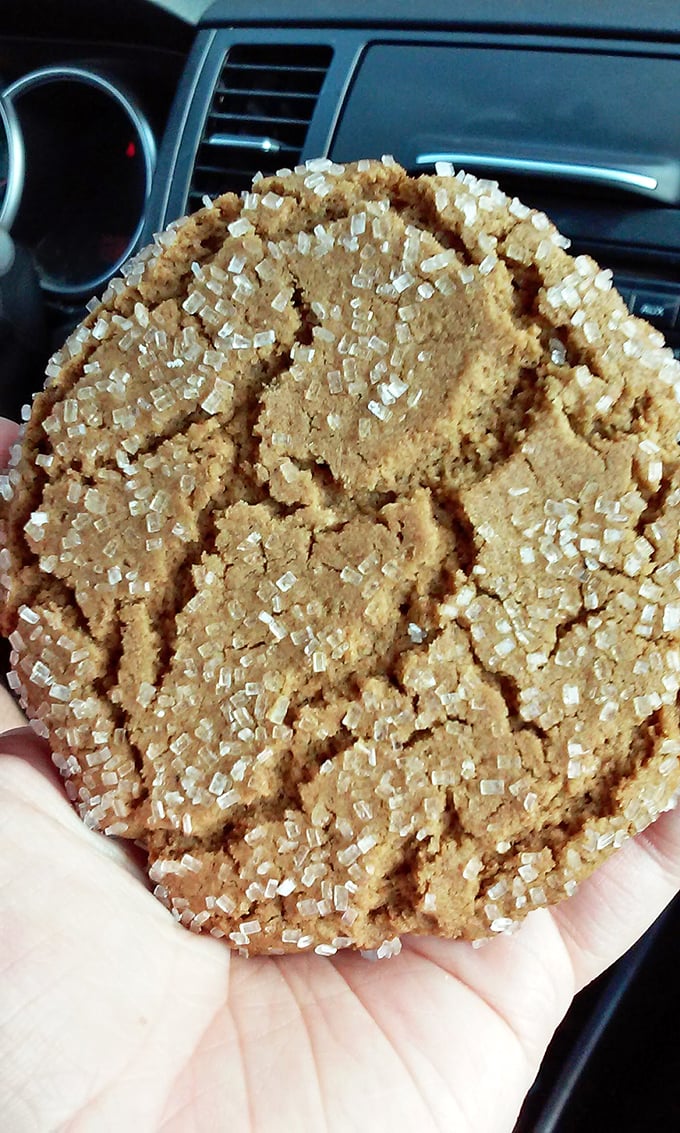 Cookie monsters, rejoice! This sugar-dusted beauty isn't just a cookie—it's what cookies dream of becoming when they grow up. 