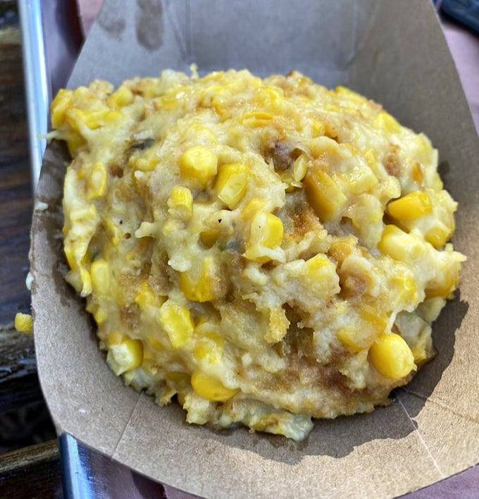 Aunt Susan's Corn Casserole isn't just a side dish—it's comfort in a cup, with sweet kernels suspended in creamy, savory goodness.