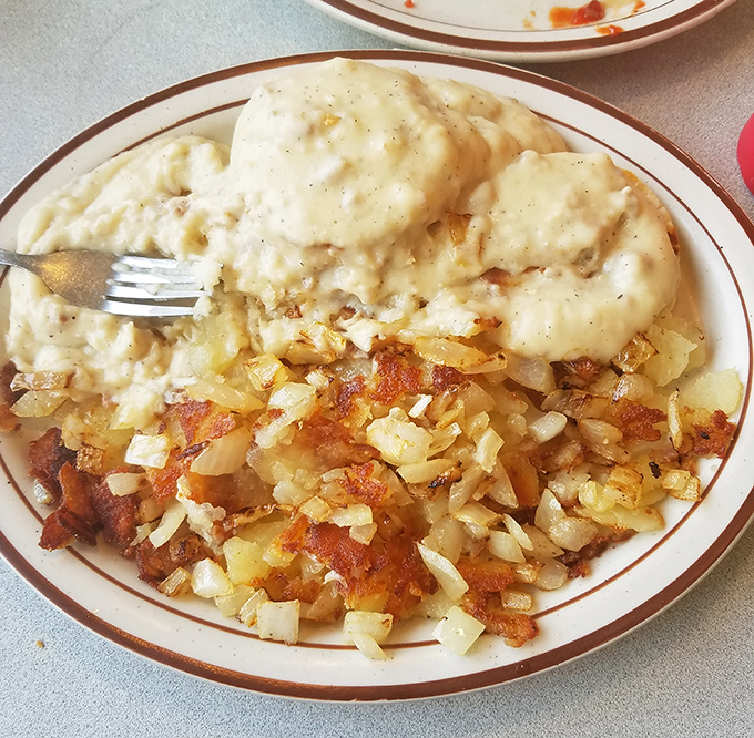 Grandma's kitchen called – it wants its legendary creamed chipped beef recipe back, but Sammy's isn't giving up this comfort classic without a fight.