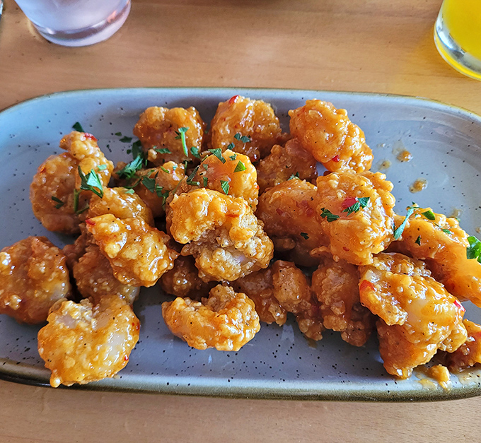 These firecracker shrimp aren't just talking the talk—they're bringing enough sweet-spicy attitude to wake up taste buds you didn't know you had.
