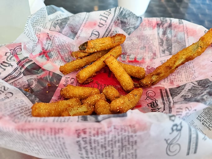 These aren't just pickle fries—they're tangy, crunchy sticks of joy that make you wonder why you ever settled for regular fries.