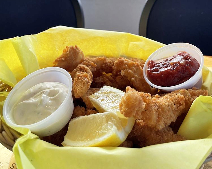 These aren't just any calamari – they're the crispy-tender contradiction that makes you wonder why you'd ever order them anywhere else.