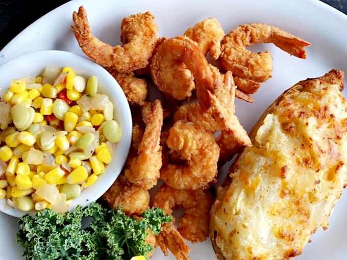 These crispy fried tenders aren't just chicken—they're what happens when poultry gets dressed up for a special occasion on the Florida coast.