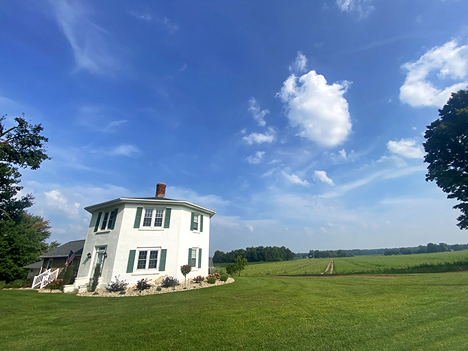 The distinctive stone architecture of this historical building showcases Clyde's commitment to preserving its heritage while providing cultural enrichment for residents.