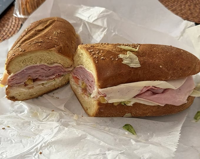 The Italian sub at Ryan's proves that sometimes the classics endure for a reason—layers of meat and cheese creating an edible masterpiece.