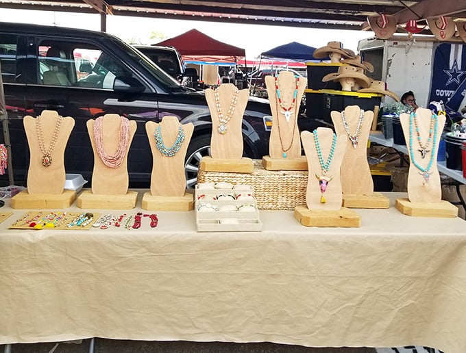Handcrafted jewelry displayed with simple elegance—because sometimes the best treasures aren't hidden at all, just artfully arranged.