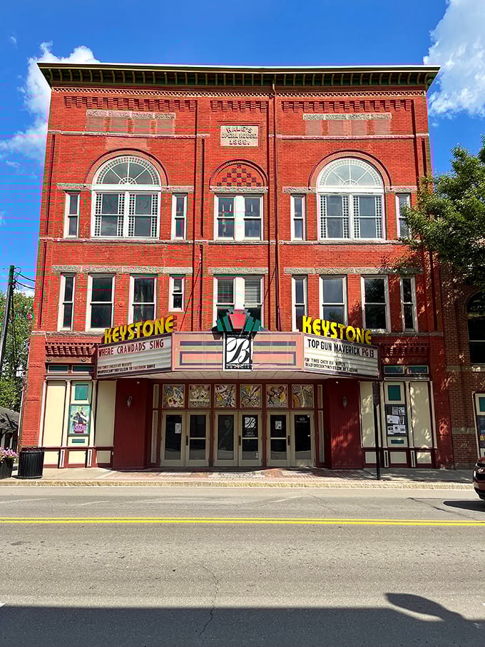 The historic Keystone Theatre has been serving entertainment since before Netflix was even a twinkle in technology's eye. Classic charm, modern movies.
