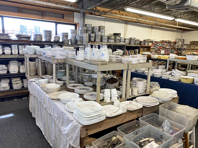 Restaurant-quality dinnerware awaits new dinner parties in this pristine collection of culinary classics and serving essentials.