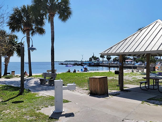 City Park offers front-row seats to the Gulf's daily sunset spectacular, no reservations required.