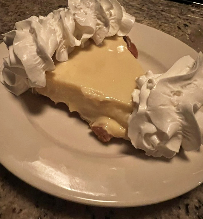 Key lime pie that strikes that perfect balance between sweet and tart—much like that vacation romance you still think about sometimes.