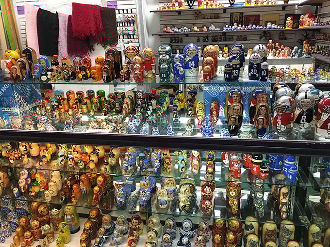 These Russian nesting dolls aren't just souvenirs—they're tiny international ambassadors offering a smile with each diminishing surprise.