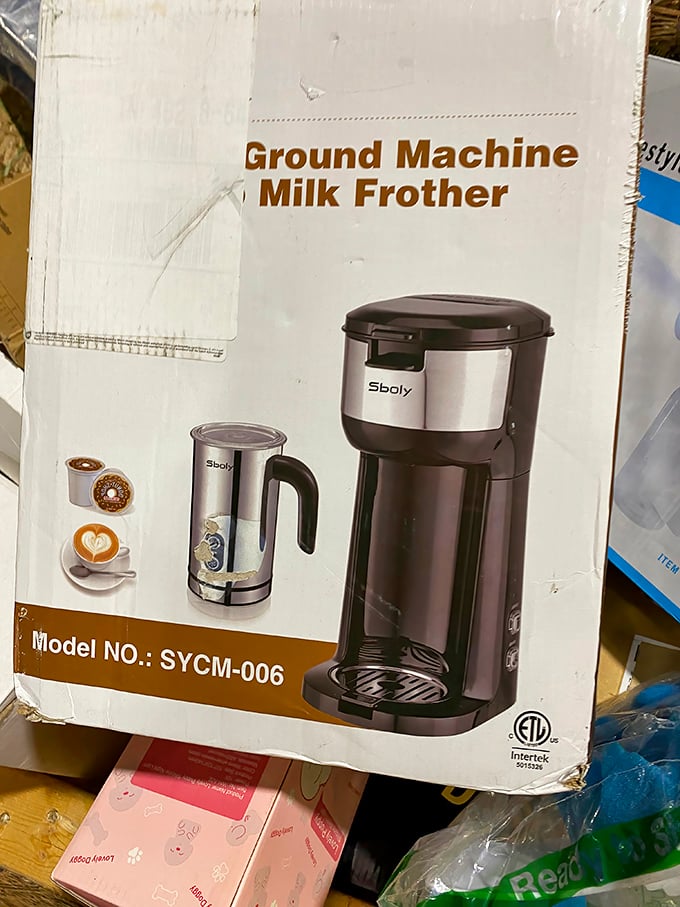 Coffee shop prices giving you the jitters? This milk frother promises barista-quality beverages at home, likely at a price that won't foam up your credit card bill.