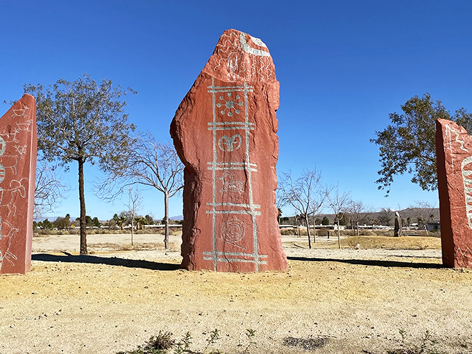 Ancient messages carved in stone – Ridgecrest's petroglyph park showcases art that's been drawing visitors for thousands of years. No admission required back then either.