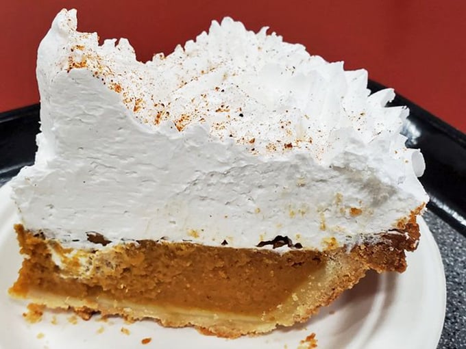 This cream pie doesn't need fancy garnishes or deconstructed elements—it knows exactly what it is: comfort on a plate.