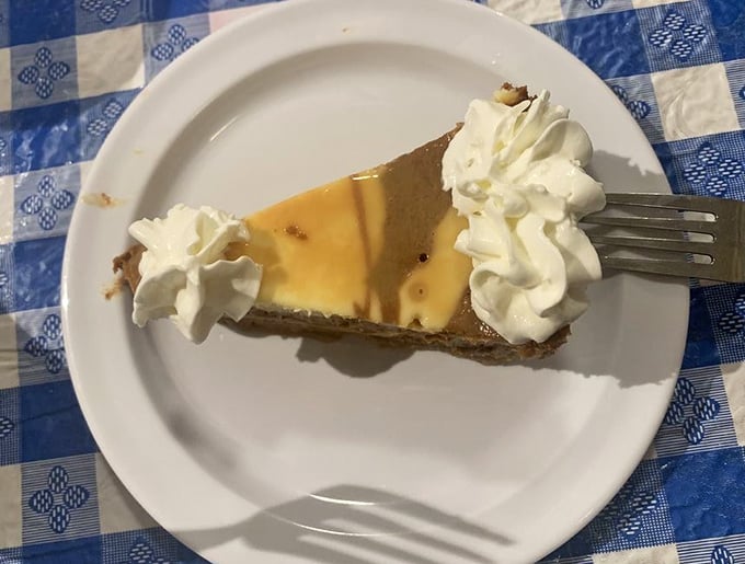 Key lime pie's sophisticated cousin – a slice of cheesecake that makes you wonder why you ever wasted calories on lesser desserts.
