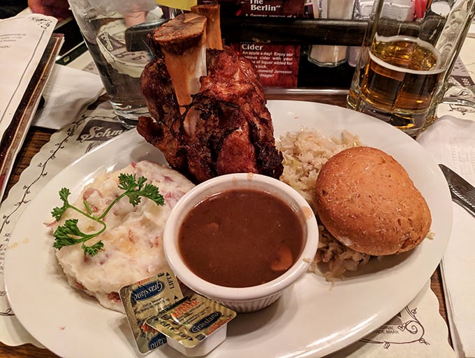 This magnificent pork shank could feed a small village while making everyone incredibly happy.