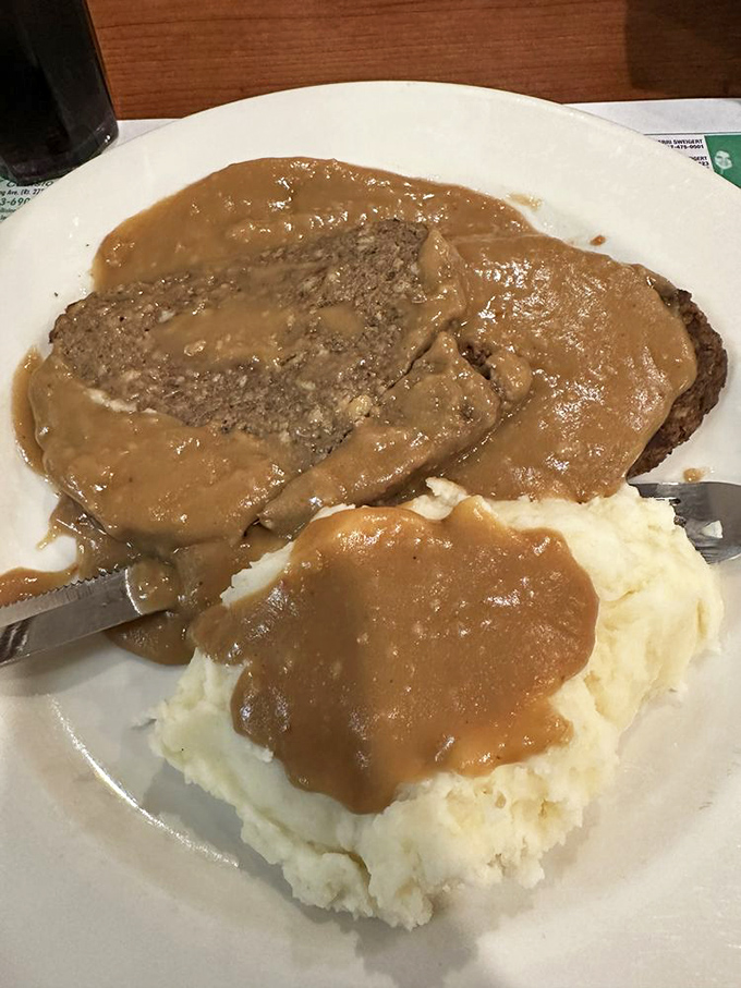 Pennsylvania scrapple meets creamy mashed potatoes – regional comfort food at its most satisfying and authentic.