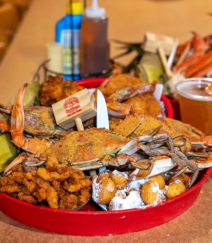 The seafood platter that answers the eternal question: "Why choose one when you can have it all?"