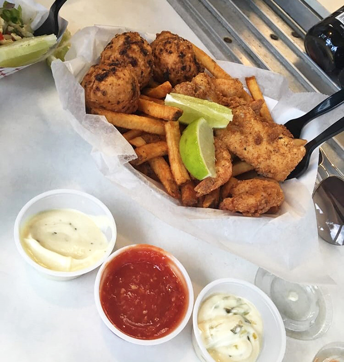 When you can't decide which ocean treasure to devour first – the answer is clearly "all of them." Indecision never tasted so good.