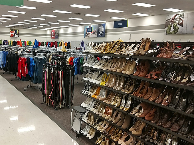Cinderella had one fairy godmother; you've got an entire wall of potential glass slippers at a fraction of royal ball prices.